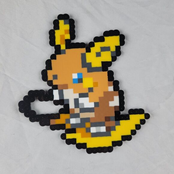 Handmade | Accents | Alolan Raichu Menu Sprite Pokemon Perler | Poshmark